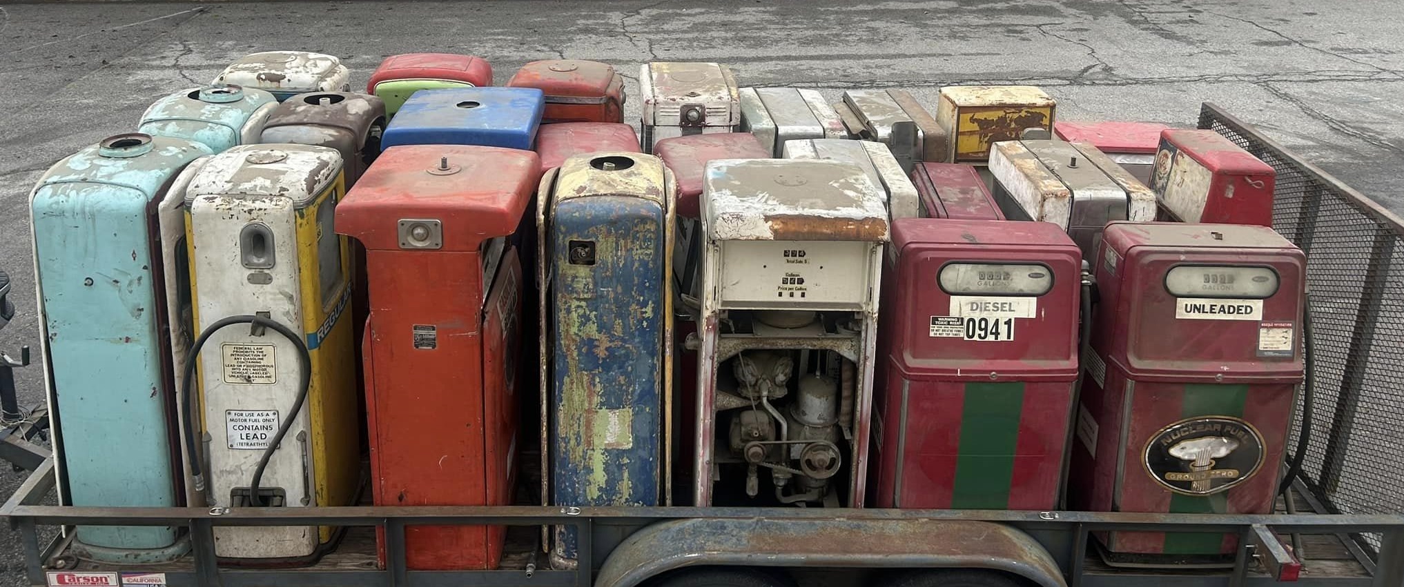The Timeless Charm of Unrestored Vintage Gas Pumps for Sale - Antique ...
